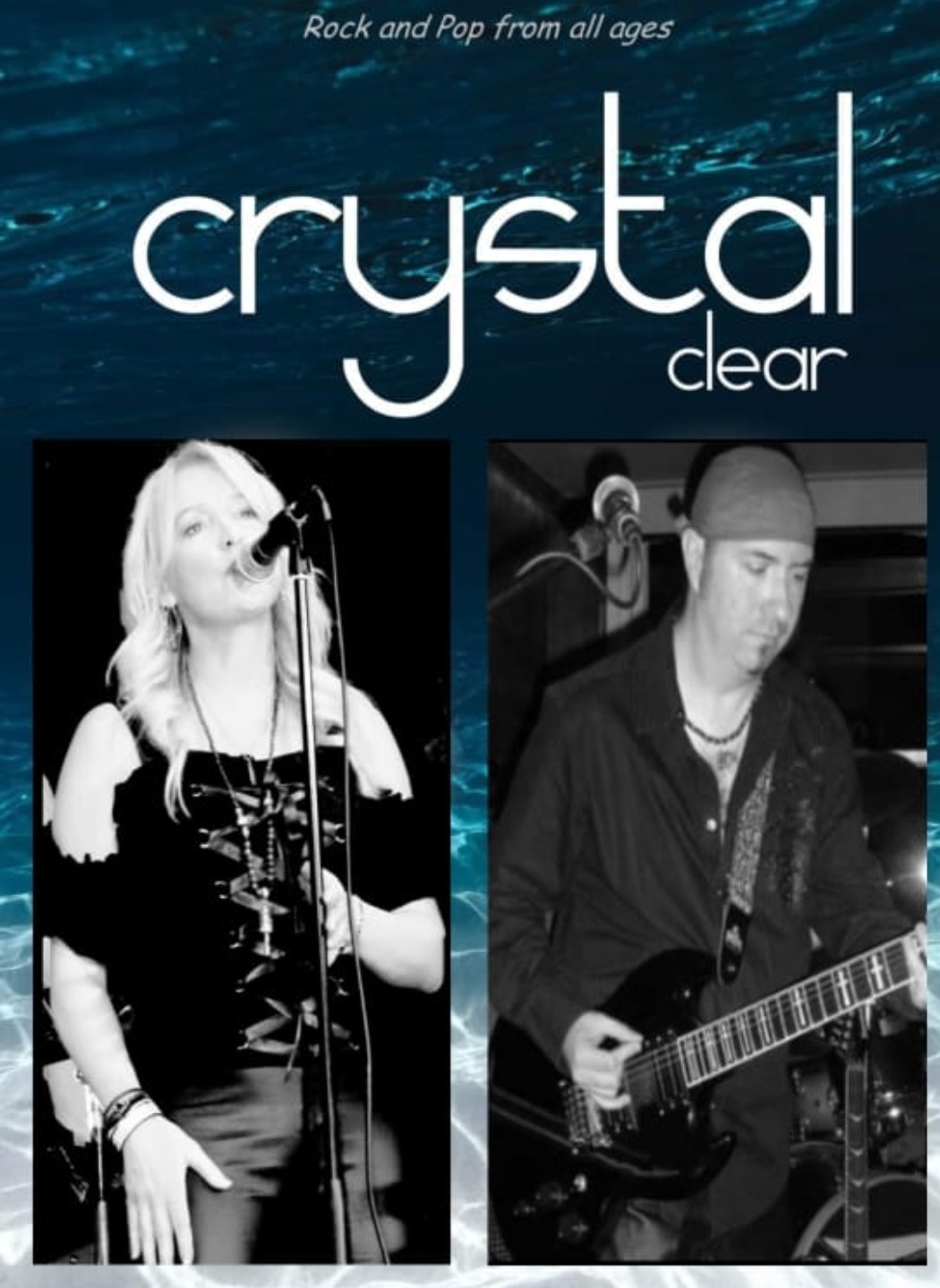 Crystal Clear - Live! Sat 14th March - Norbreck Bowling and Tennis Club